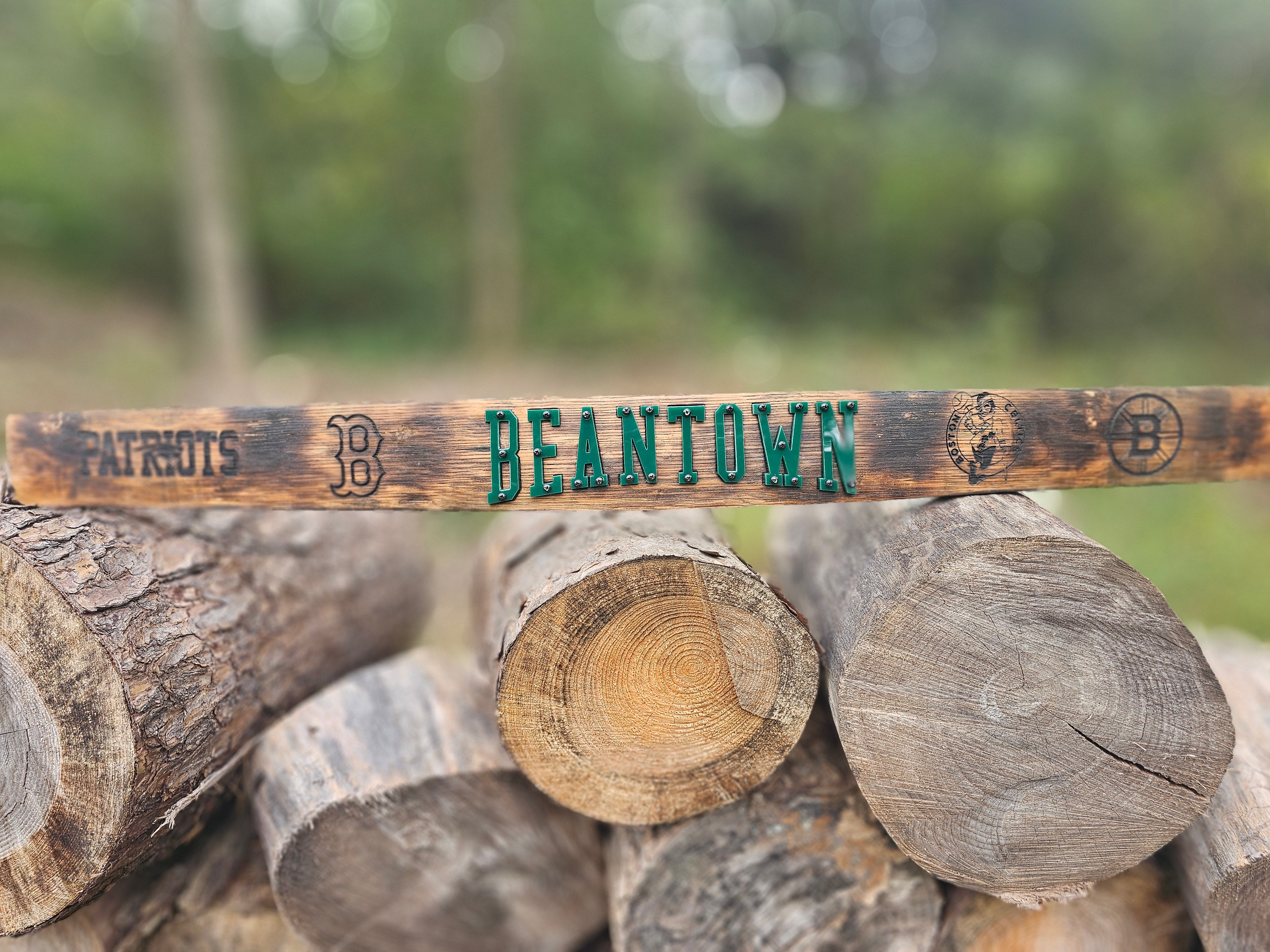 Custom Barrel Stave – “Beantown – Barrel Lids and Staves